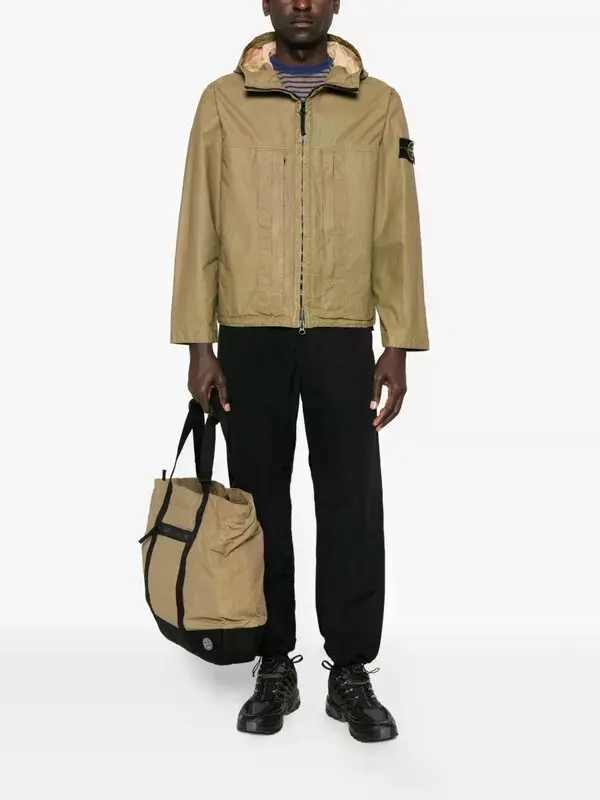 Stone Island Hooded Jacket - Neutrals