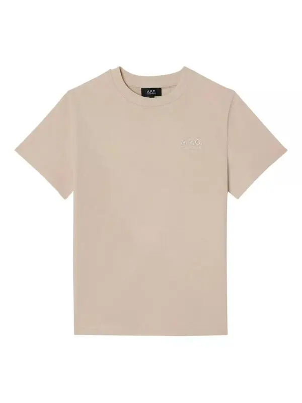 A.p.c. Logo-embroidered T-shirt