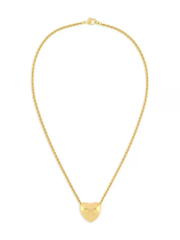 Valentino Garavani 1980s Heart Pendant Necklace - Gold