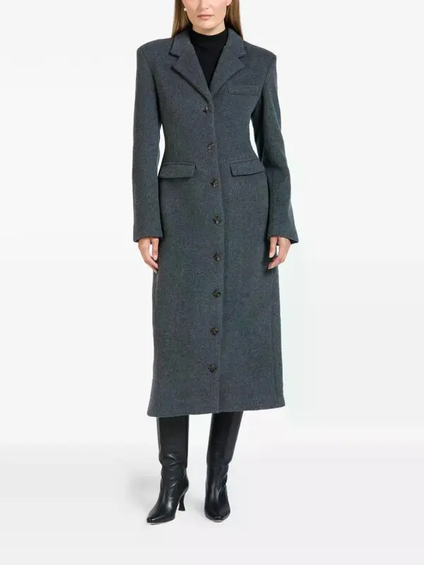Florence & Fortitude Buttoned Notched Coat