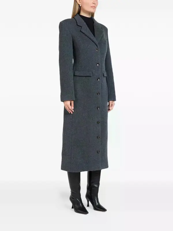 Florence & Fortitude Buttoned Notched Coat