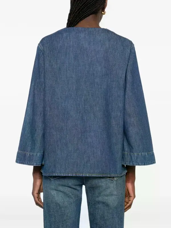 Valentino Garavani V-neck Top - Blue