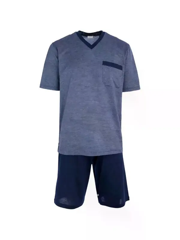 Zimmerli Pocket Pajamas - Blue