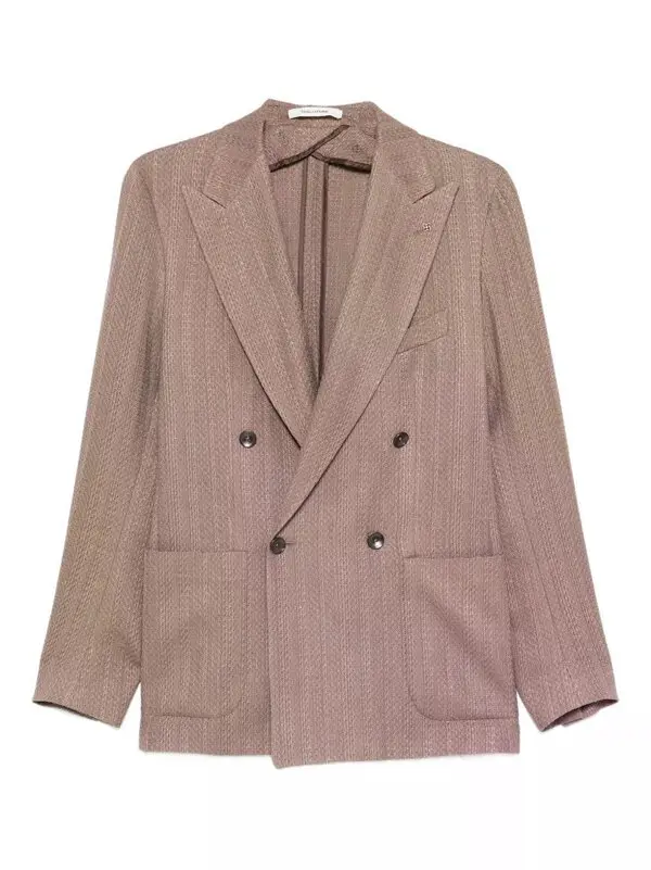 Tagliatore Double-breasted Patch-pocket Blazer