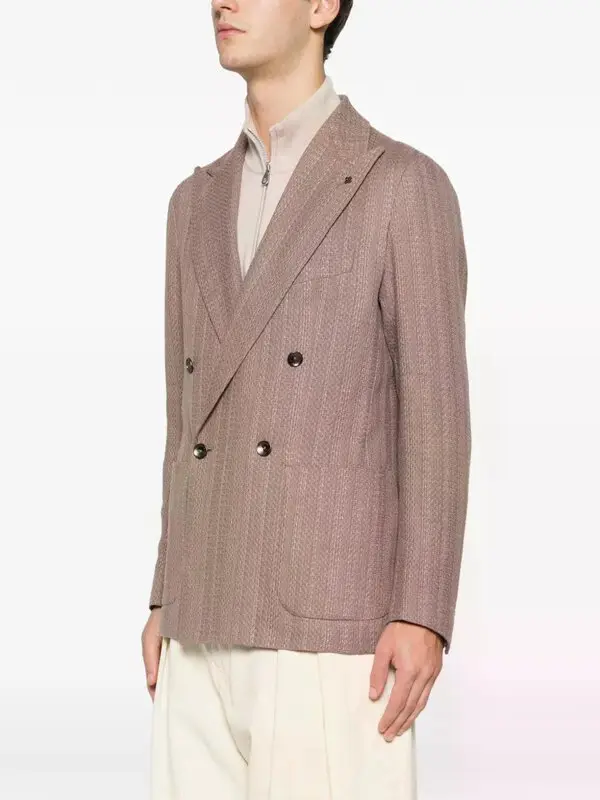 Tagliatore Double-breasted Patch-pocket Blazer
