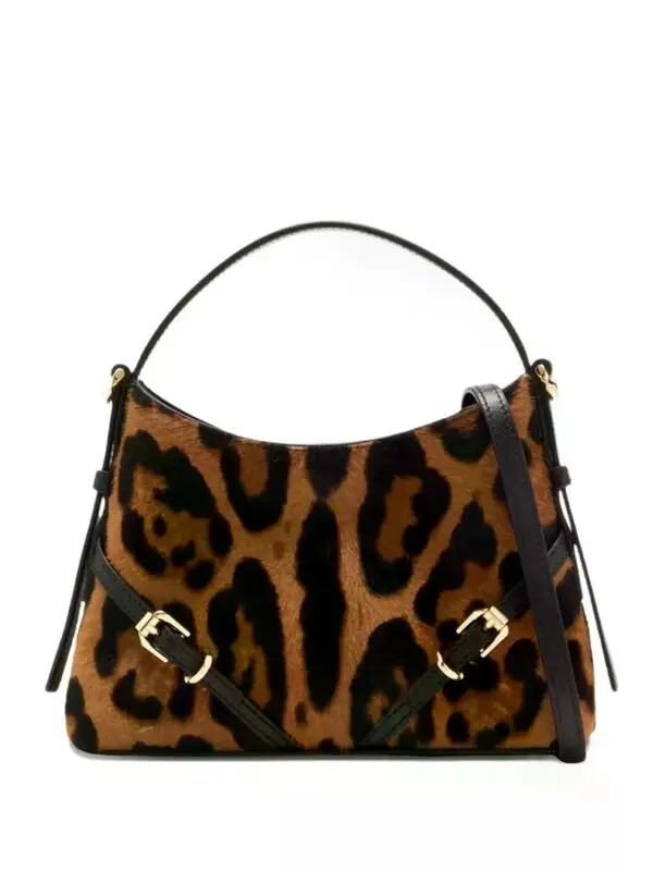 Givenchy Nano Voyou Leopard-pattern Top-handle Tote Bag