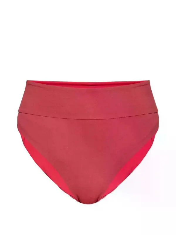 Bond Eye Raya High-waisted Bikini Bottom - Red