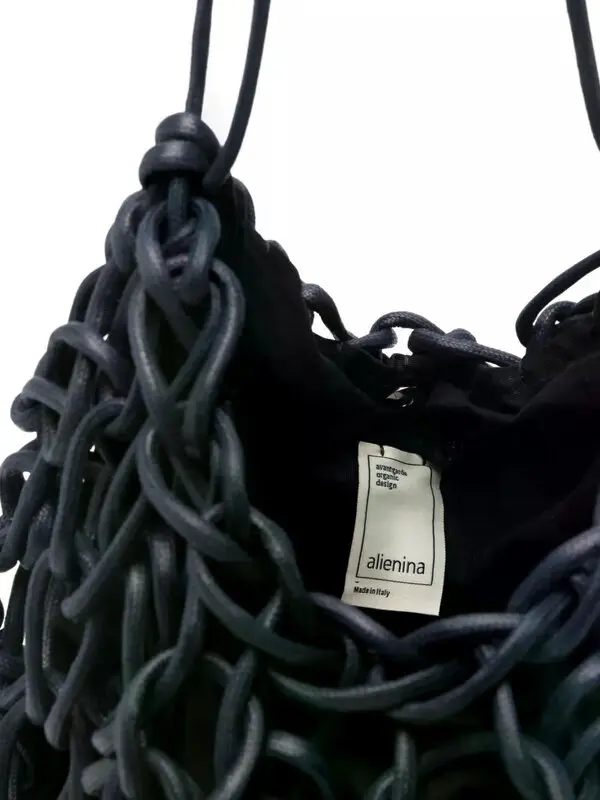 Alienina Knotted Shoulder Bag - Blue