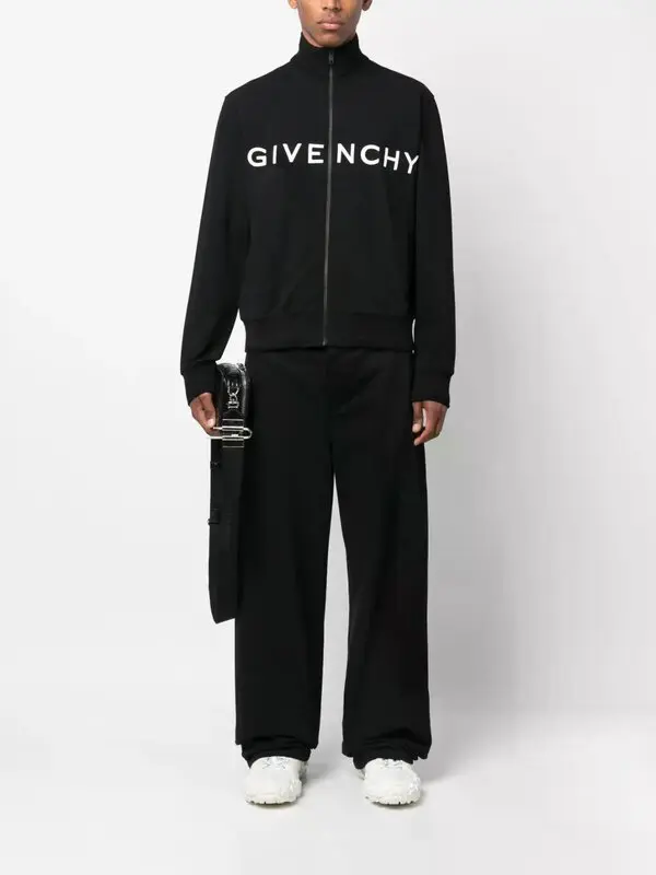 Givenchy Logo-print Zipped Jacket