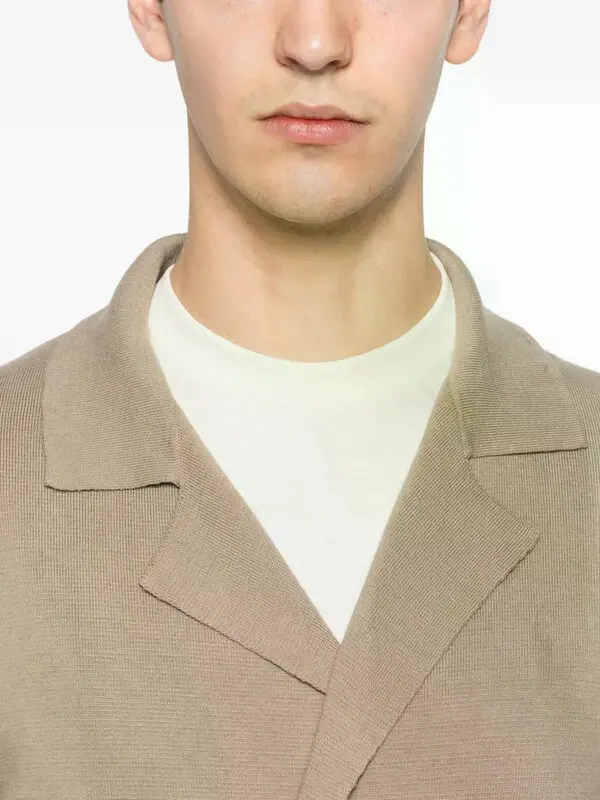 Tagliatore Willy Double-breasted Cardigan - Brown