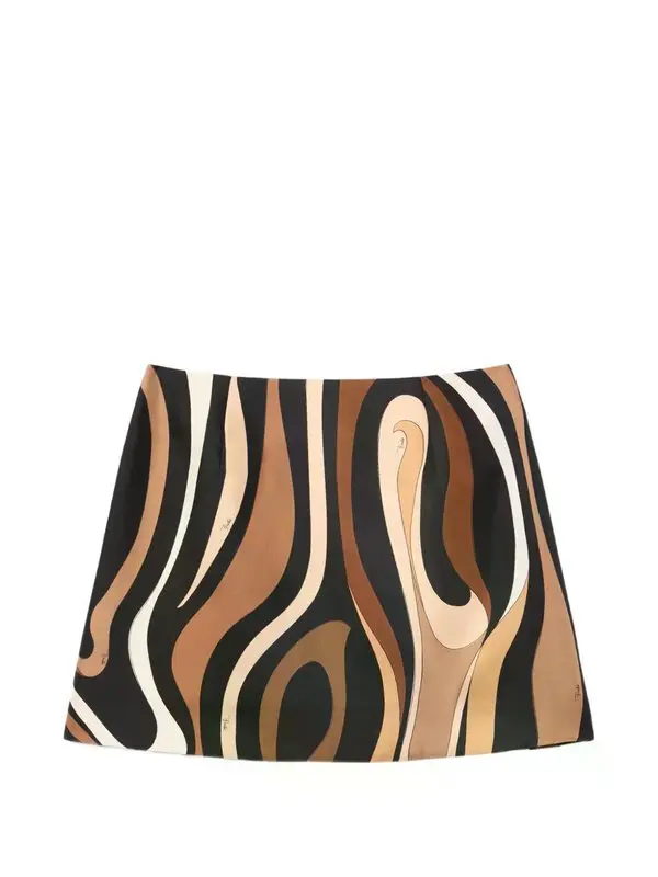 Emilio Pucci Marmo-print Mini Skirt