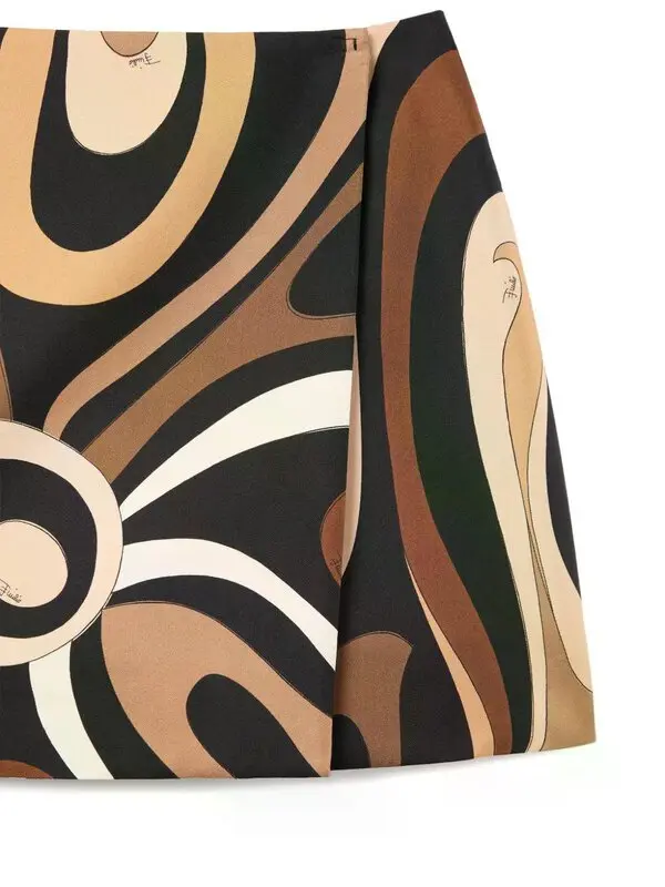 Emilio Pucci Marmo-print Mini Skirt