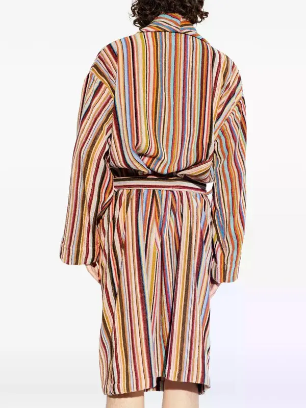 Paul Smith Striped Belted Robe