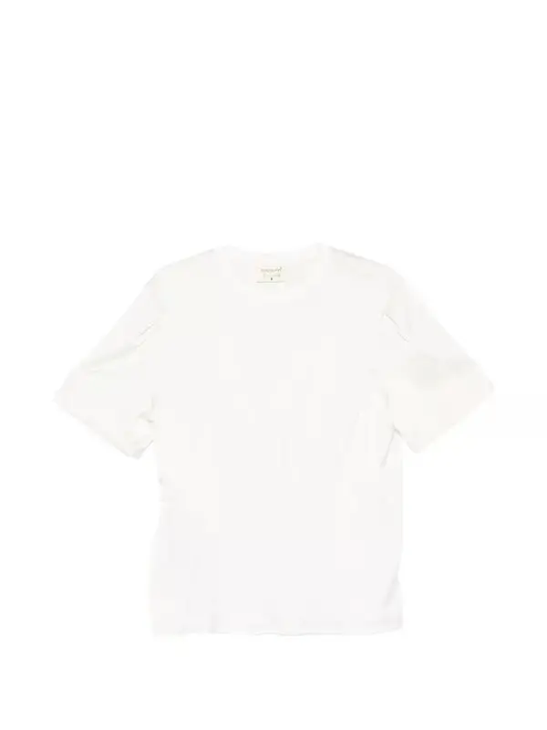 Patrizia Pepe Oversized Satin T-shirt - White
