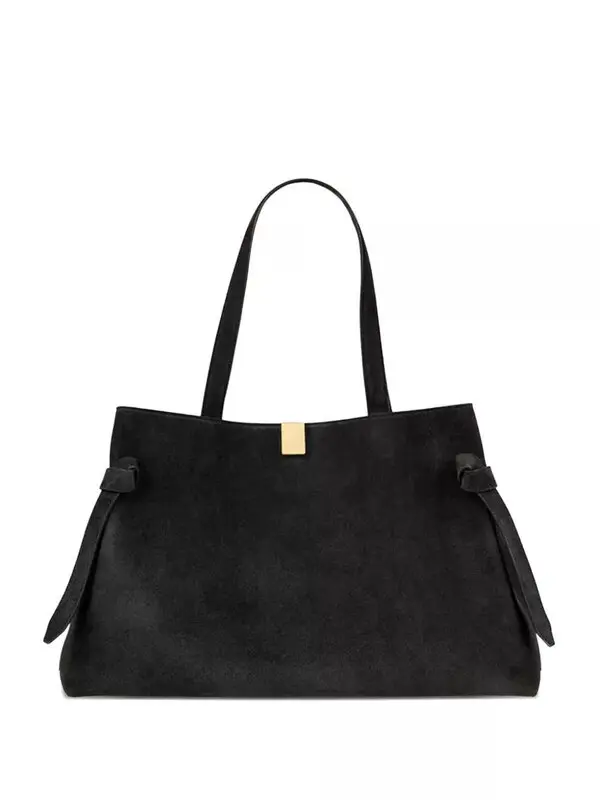 Yuzefi Gyoza Knot-detail Shoulder Bag - Black