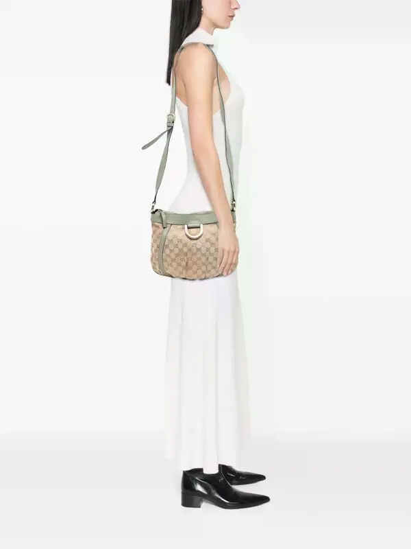 Gucci Gg Canvas Abbey D-ring Crossbody Bag - Brown