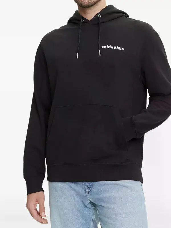 Calvin Klein Drawstring Kangaroo-pocket Hoodie