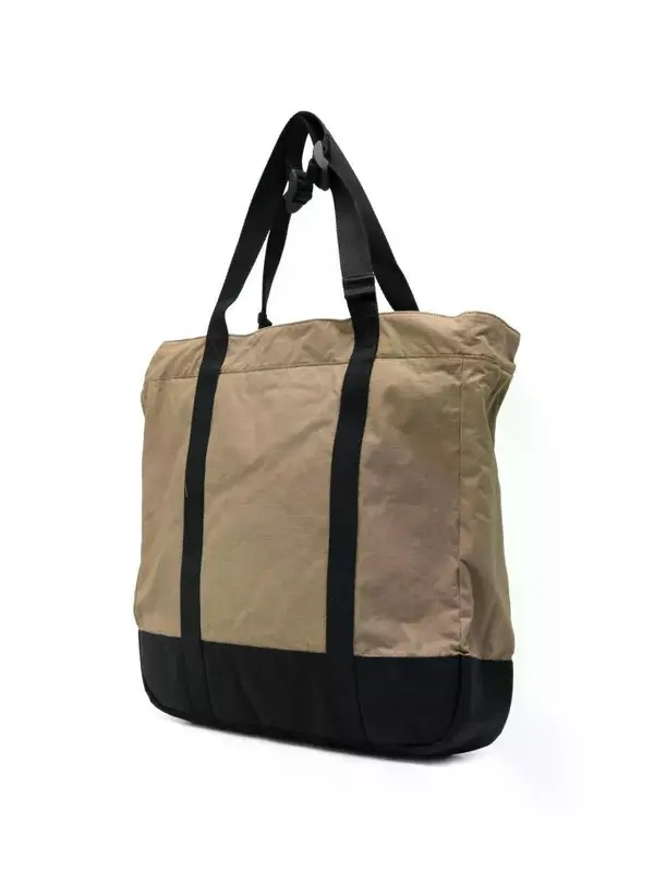 Stone Island Logo-patch Tote Bag - Green