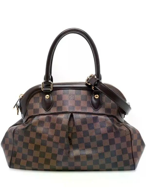 LOUIS VUITTON 2011 Damier Ebene Trevi Pm Satchel - Brown