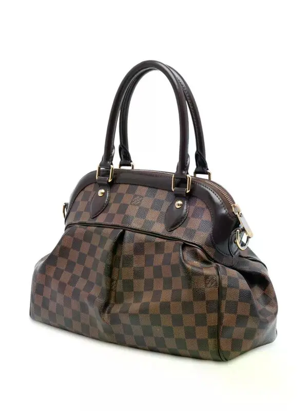 LOUIS VUITTON 2011 Damier Ebene Trevi Pm Satchel - Brown