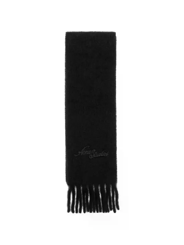 Acne Studios Fringe Scarf - Black