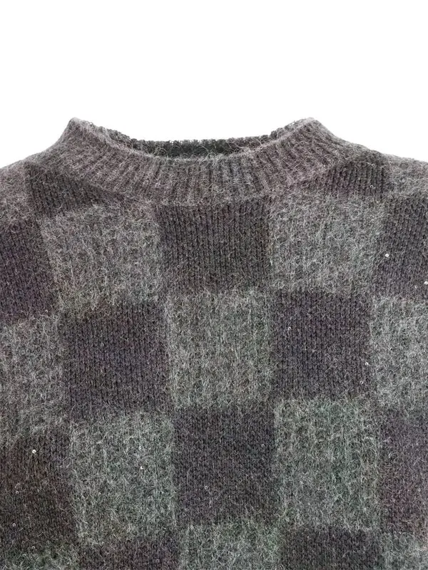 Lorena Antoniazzi Chequered Sweater