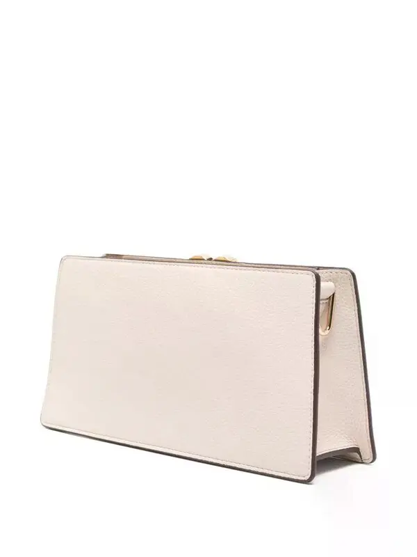 Moschino Logo-plaque Shoulder Bag - Neutrals