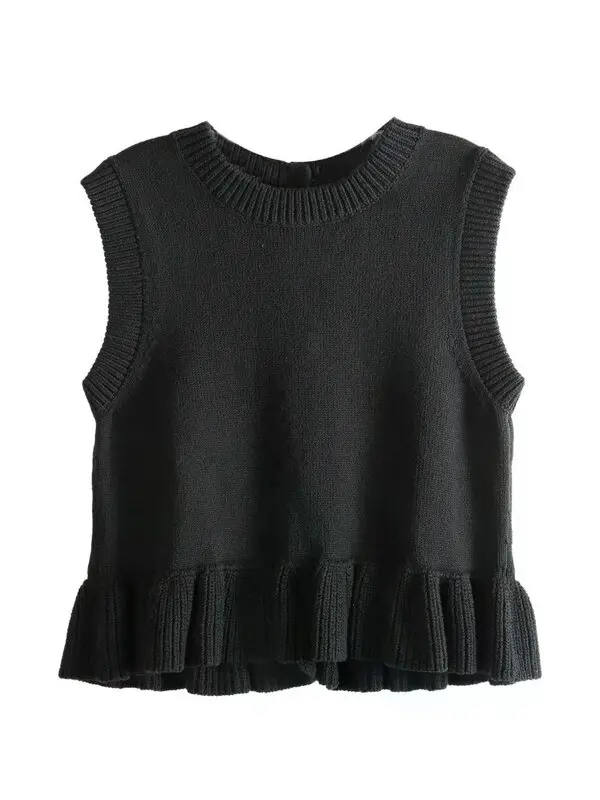 Cecilie Bahnsen Ruffled Sleeveless Top