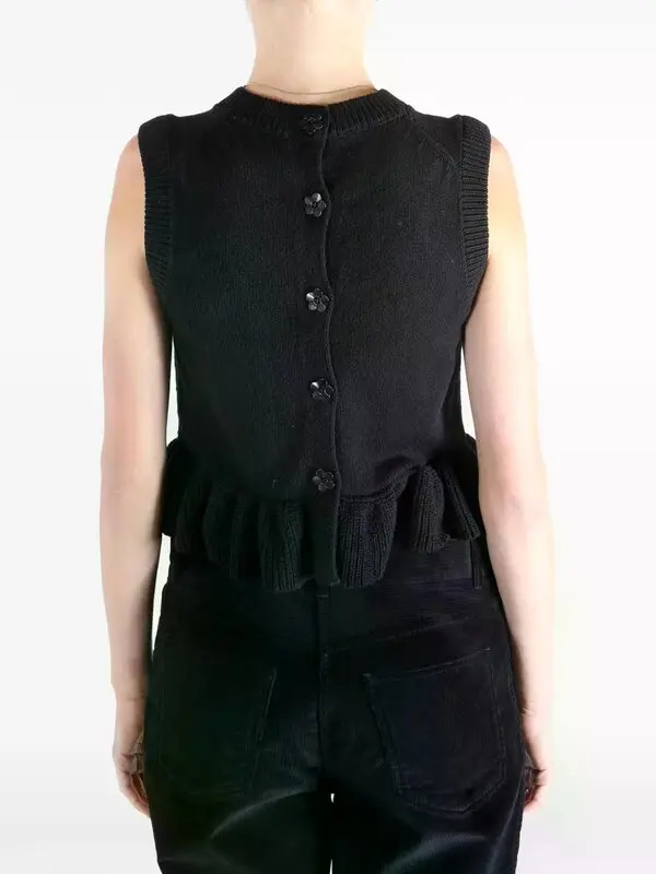 Cecilie Bahnsen Ruffled Sleeveless Top