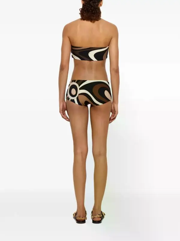 Emilio Pucci Marmo-print Bandeau Top