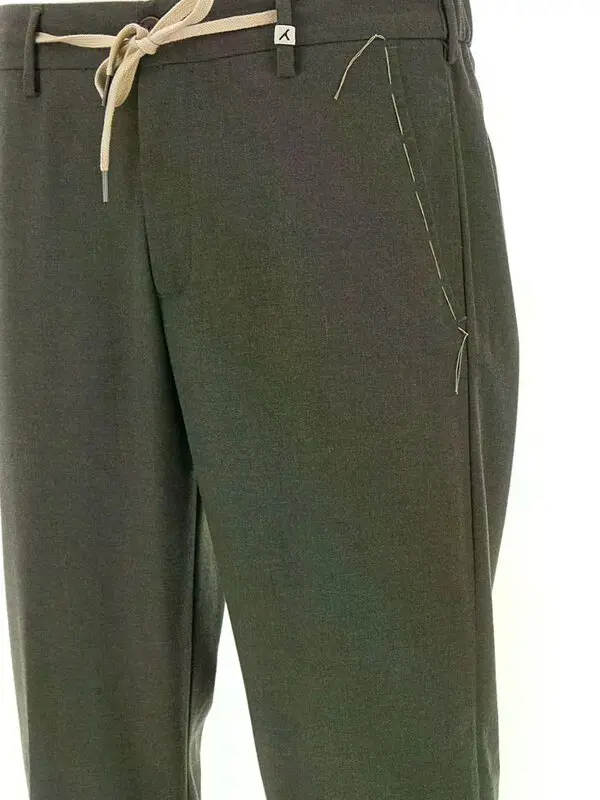 MYTHS Drawstring Trousers - Green