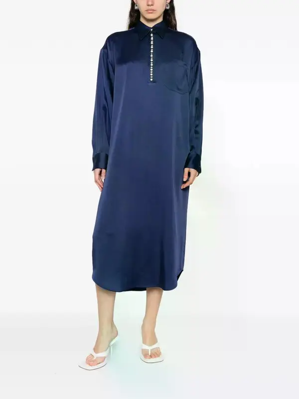 Stella McCartney Buttoned Pocket Midi Dress