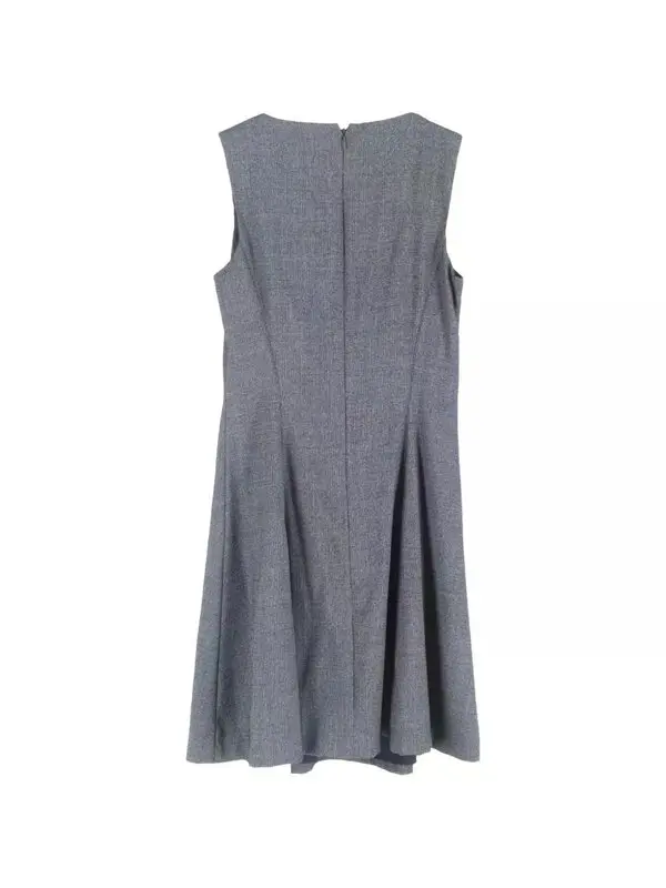 Theory Tweed Sleeveless Flared Dress