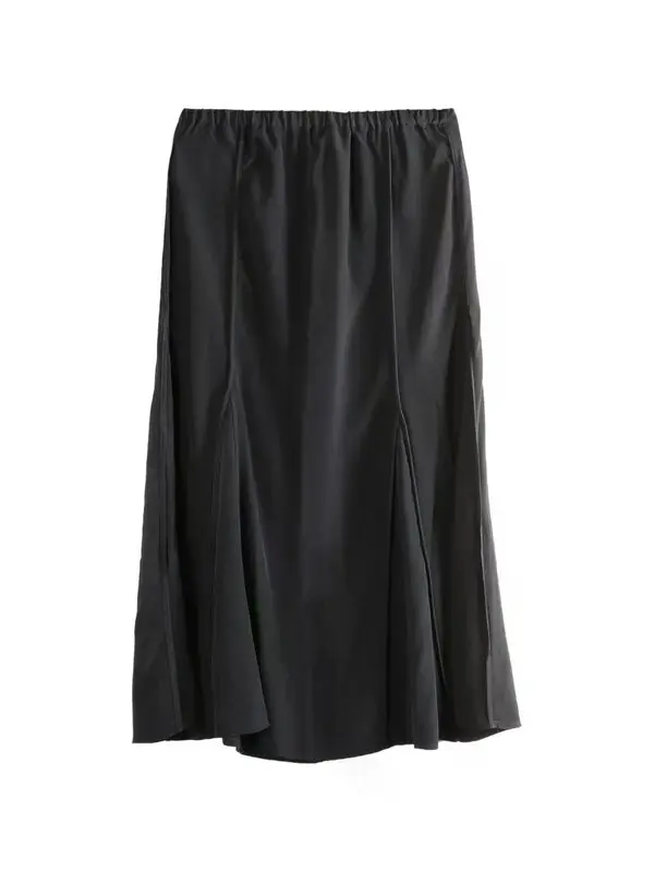 BASERANGE Elasticated-waist Midi Skirt