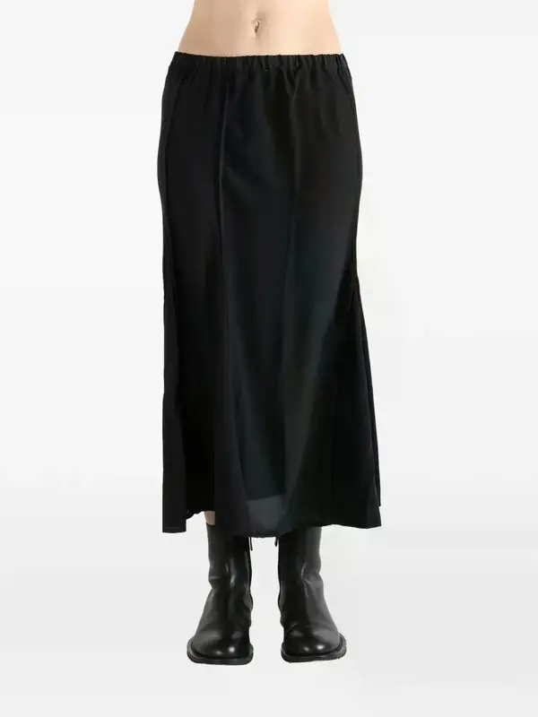 BASERANGE Elasticated-waist Midi Skirt