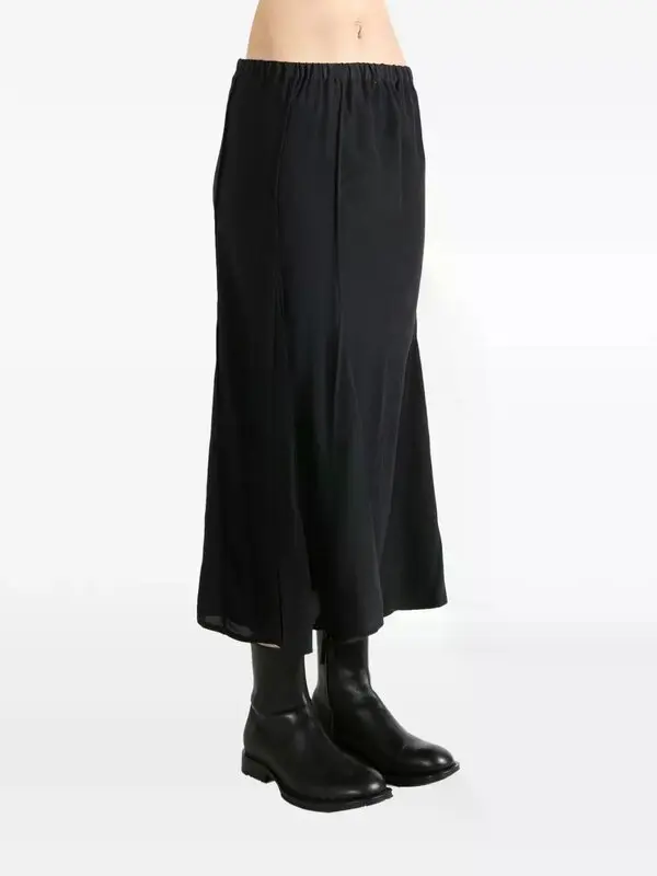 BASERANGE Elasticated-waist Midi Skirt