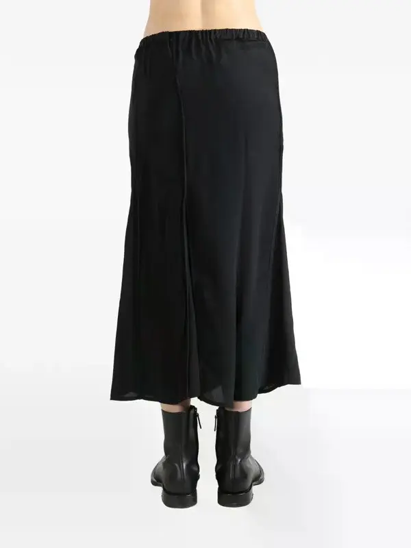 BASERANGE Elasticated-waist Midi Skirt