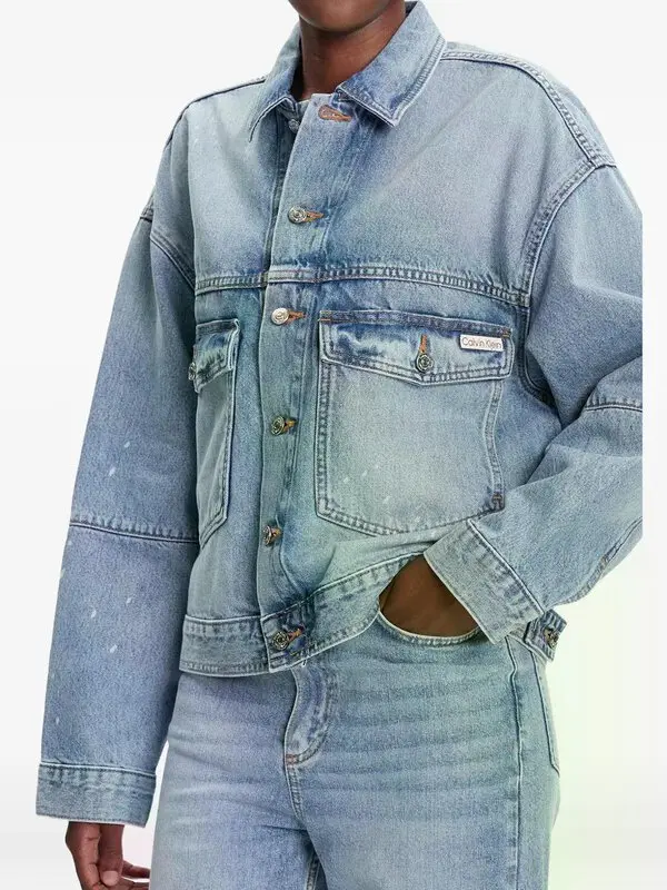 Calvin Klein Buttoned Light Denim Jacket
