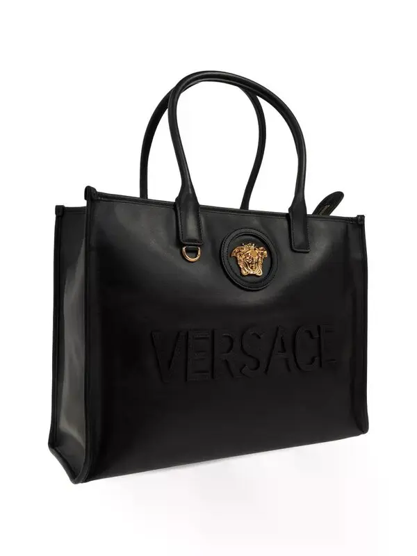 Versace Medusa-plaque Tote Bag