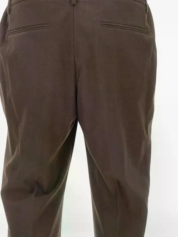 DEVORE INCIPIT Pleated Trousers - Brown