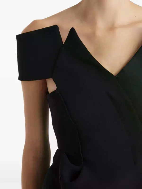 Khaite Verone Cut-out Blouse - Black