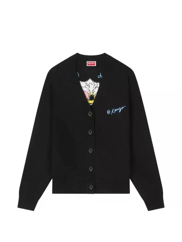 Kenzo Wild Tiger Buttoned Cardigan