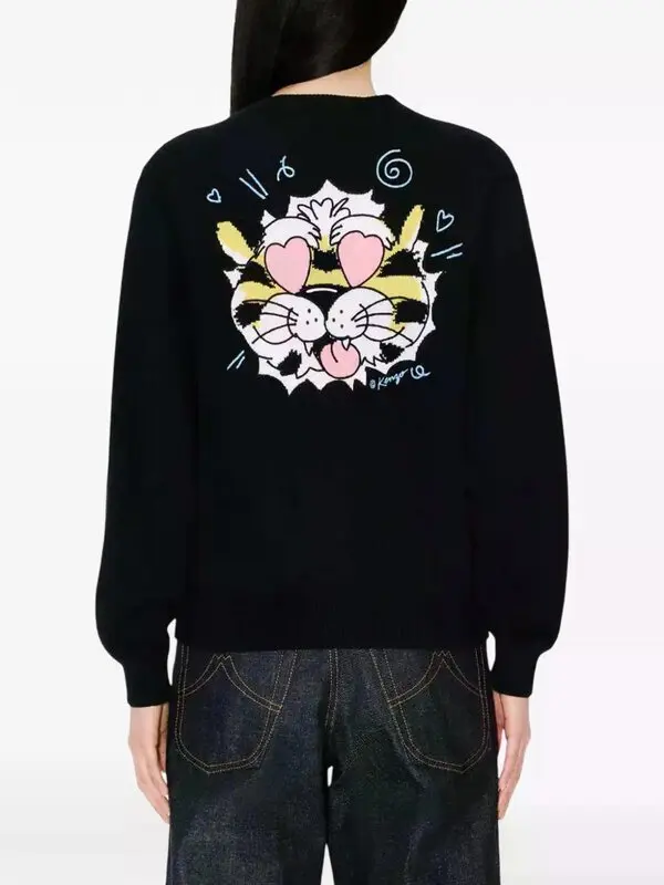 Kenzo Wild Tiger Buttoned Cardigan