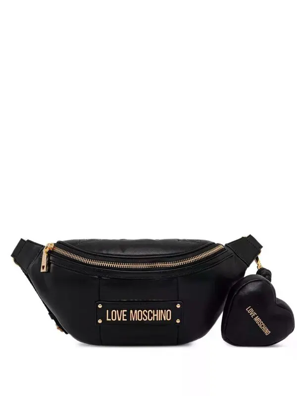 Moschino Logo-detail Belt Bag - Black