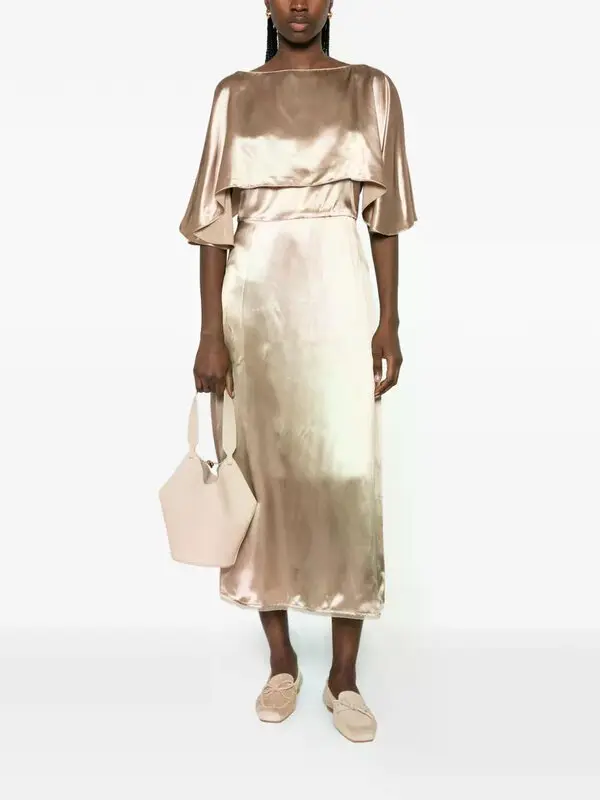 Fabiana Filippi Overlay Midi Dress