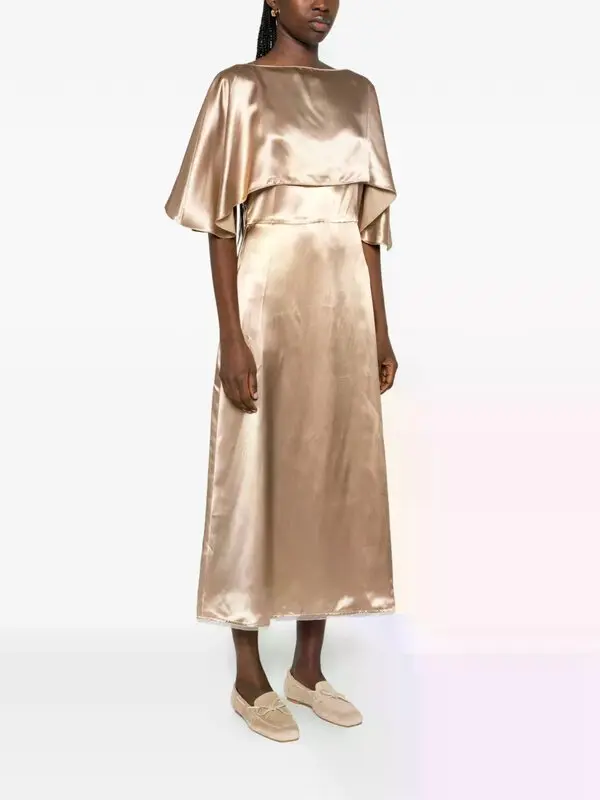 Fabiana Filippi Overlay Midi Dress