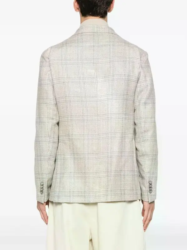 Tagliatore Checked Two-button Blazer