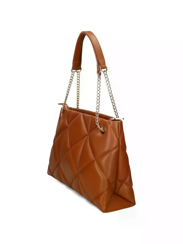Moschino Logo-appliqué Quilted Tote Bag