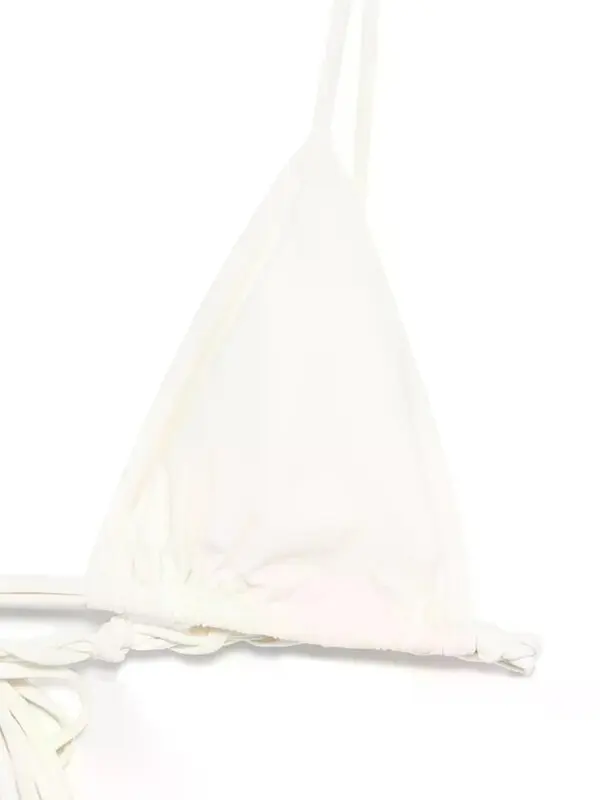 JIL SANDER Tangle Triangle Bikini - White