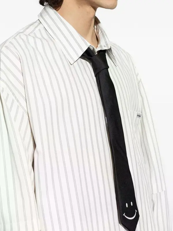 Moschino Smiley-motif Silk Tie